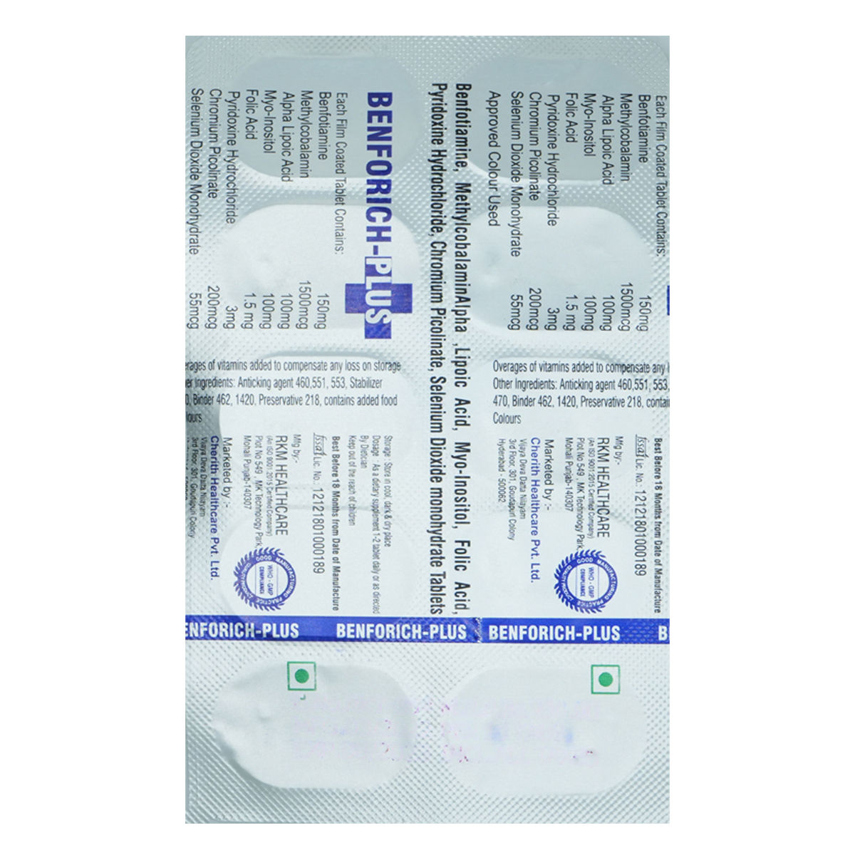 Benforich-Plus Tablet | Uses, Side Effects, Price | Apollo Pharmacy