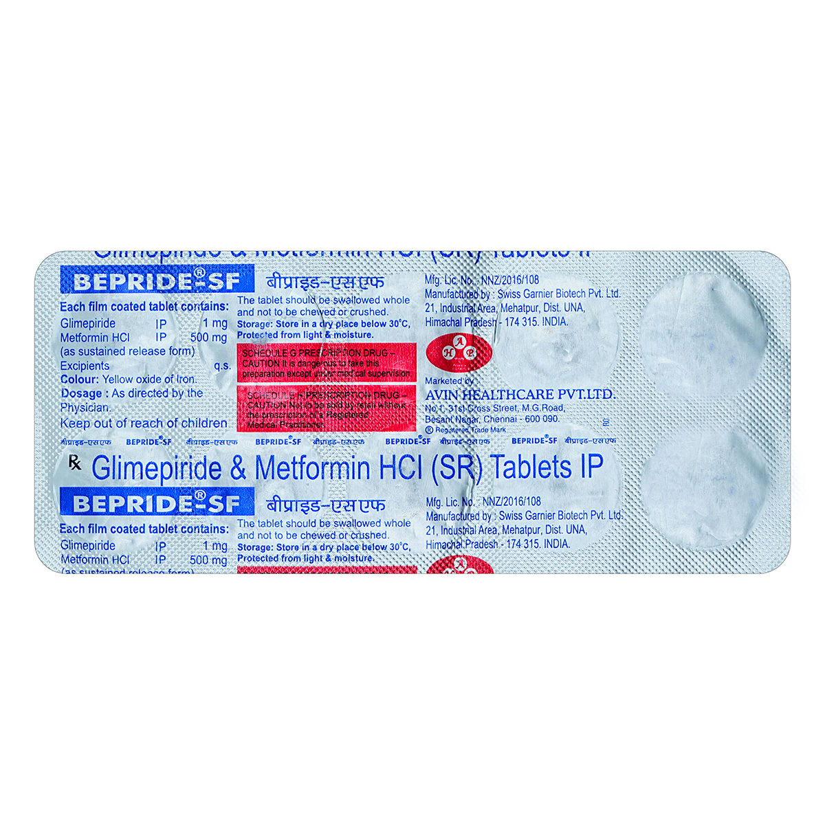 Bepride SF Tablet | Uses, Side Effects, Price | Apollo Pharmacy