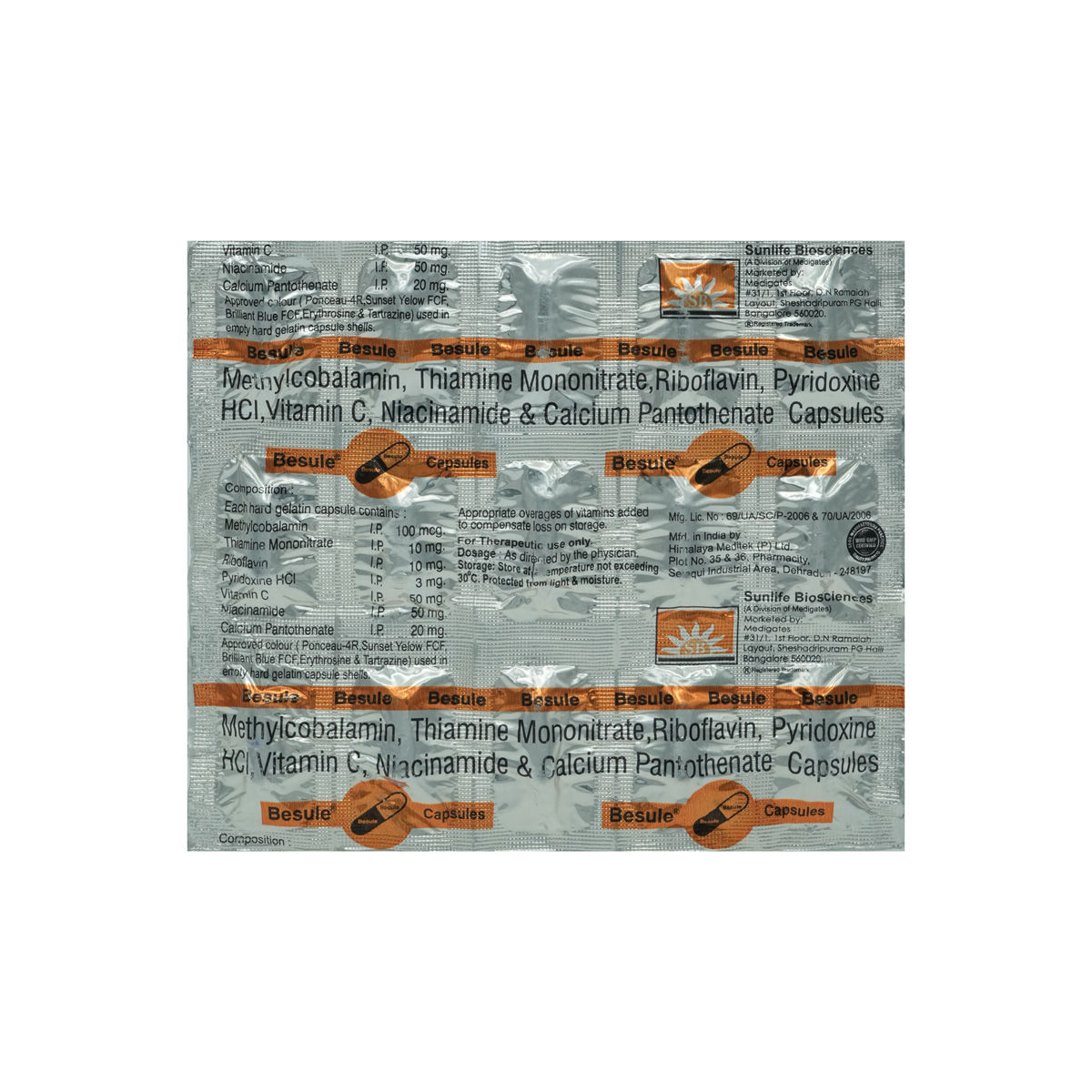 Buy Besule Capsule | 19 Minutes Delivery | Apollo Pharmacy