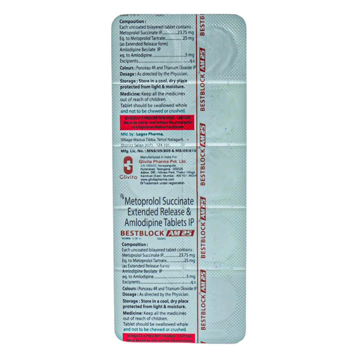 Bestblock AM 25 Tablet | Uses, Side Effects, Price | Apollo Pharmacy