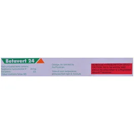 Betavert 24 Tablet | Uses, Side Effects, Price | Apollo Pharmacy