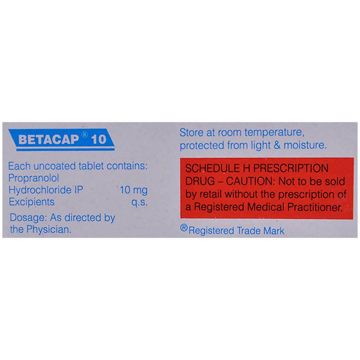 Betacap 10 Tablet 10's Price, Uses, Side Effects, Composition - Apollo ...