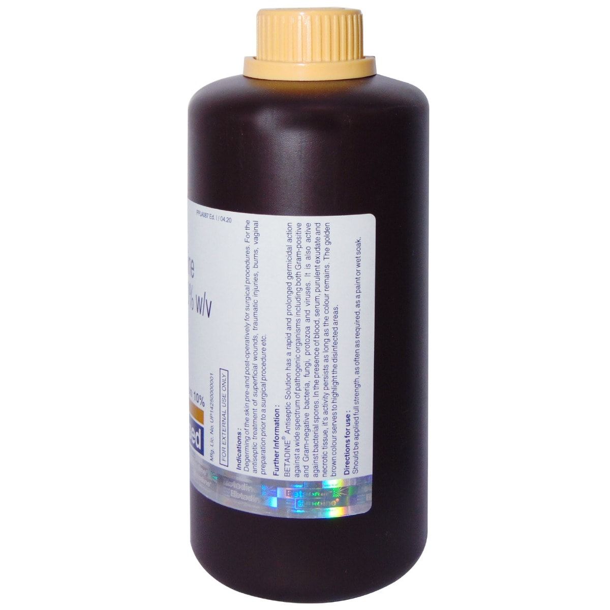 Betadine 10% Solution 500 ml Price, Uses, Side Effects, Composition ...