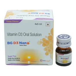 BG D3 Sugar Free Honey Flavour Nano Shot Solution 5 ml | Uses, Side Effects, Price | Apollo Pharmacy