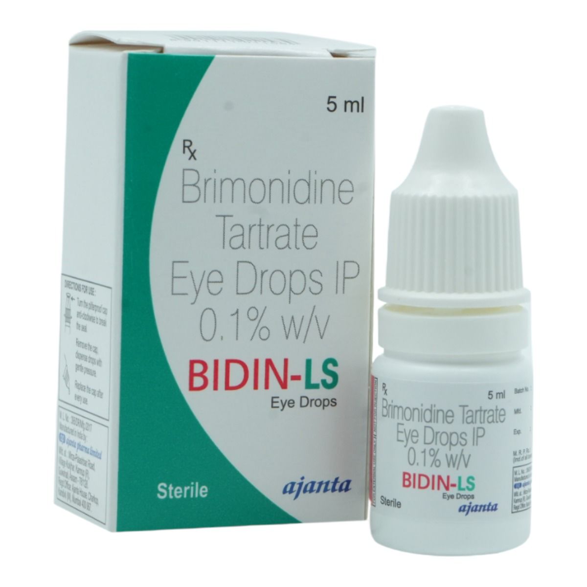 Bidin LS Eye Drops 5 ml Price, Uses, Side Effects, Composition - Apollo ...