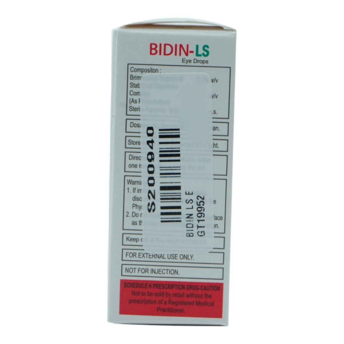 Bidin LS Eye Drops 5 ml Price, Uses, Side Effects, Composition - Apollo ...
