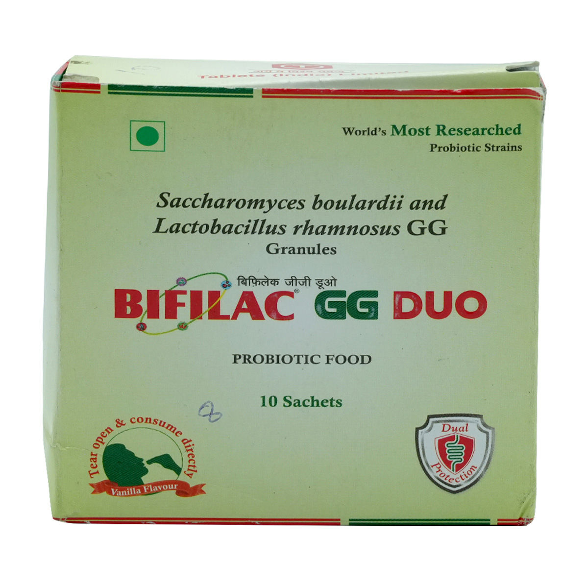 Bifilac GG DUO Vanilla Sachet 1 gm | Uses, Side Effects, Price | Apollo ...