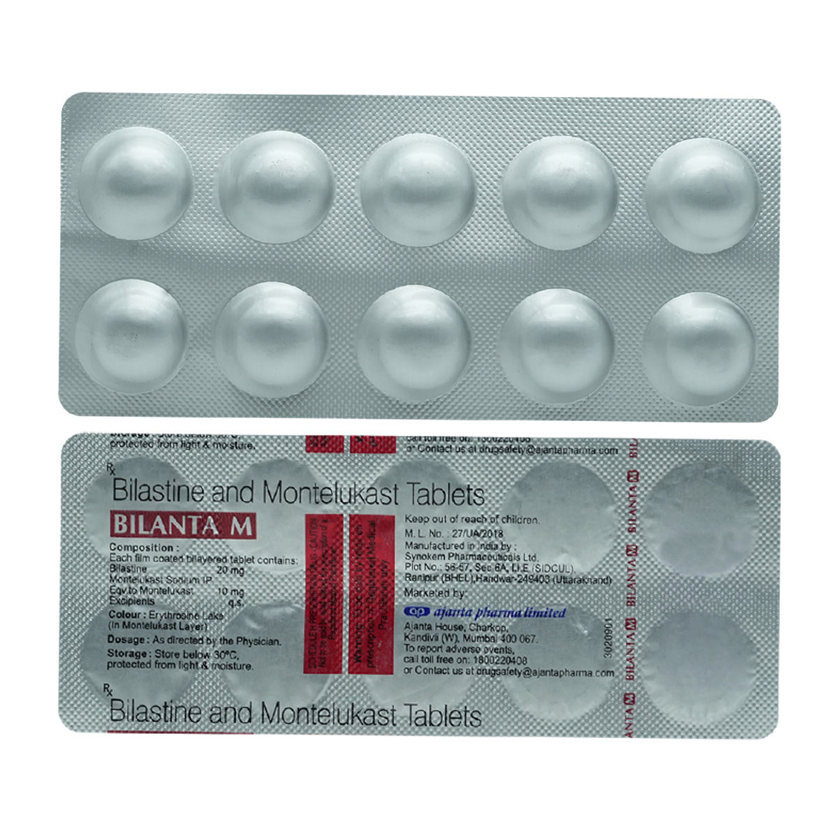 Bilanta M Tablet | Uses, Side Effects, Price | Apollo Pharmacy