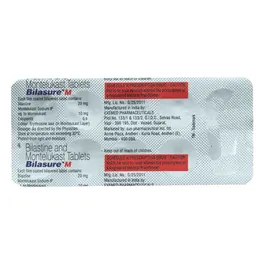 Bilasure M Tablet | Uses, Side Effects, Price | Apollo Pharmacy