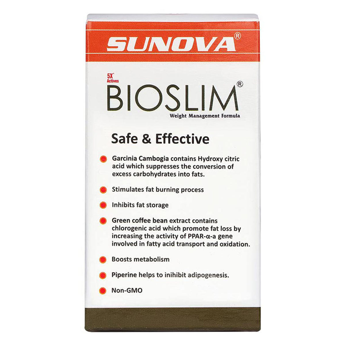 Buy Sunova Bioslim, 60 Tablets | 19 Minutes Delivery | Apollo Pharmacy