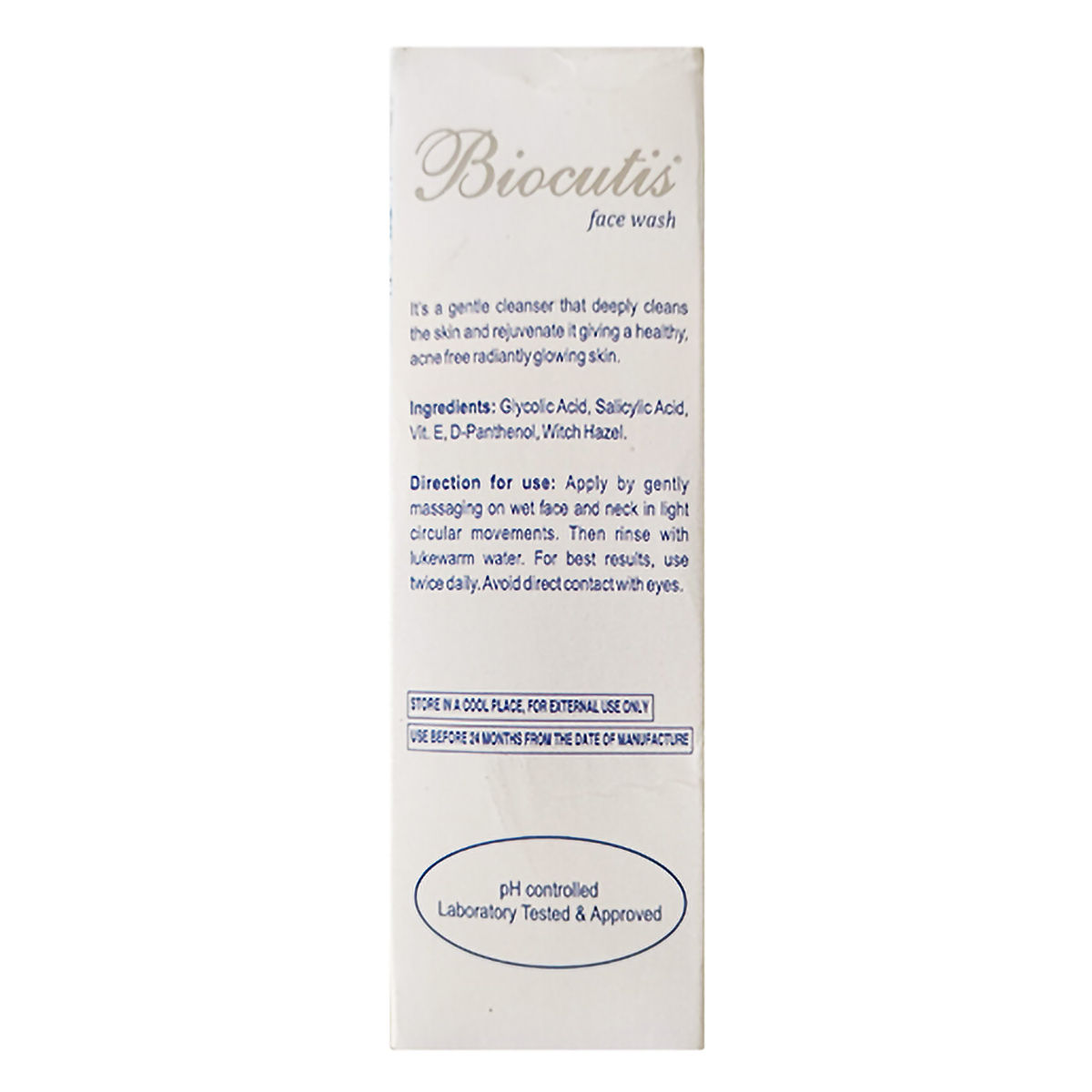 Biocutis Face Wash, 100 ml Price, Uses, Side Effects, Composition ...