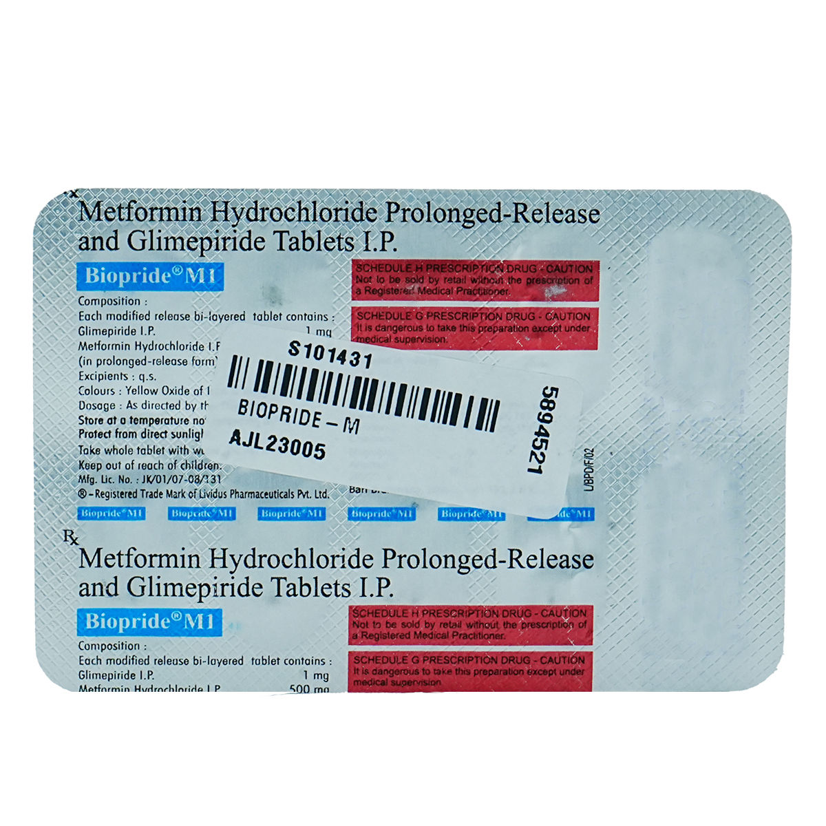 Biopride-M1 Tablet | Uses, Side Effects, Price | Apollo Pharmacy