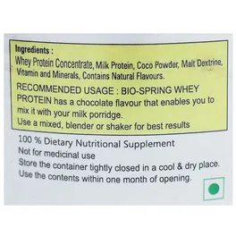 Bio Spring Whey Protein Powder | Uses, Side Effects, Price | Apollo ...