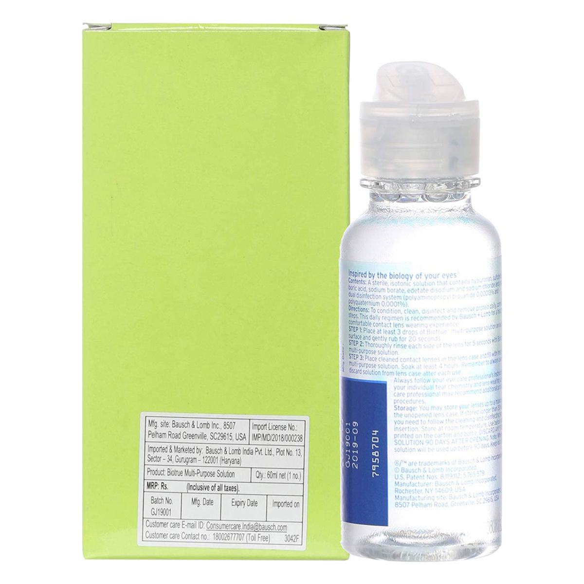 Bio True Multi-Purpose Solution, 60 ml Price, Uses, Side Effects ...