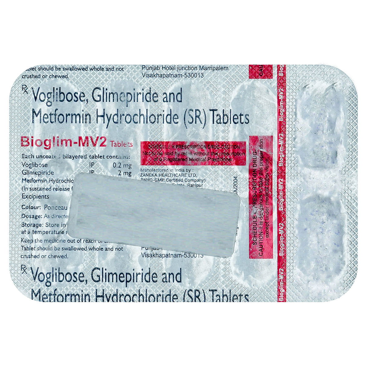 Bioglim-MV 2 Tablet | Uses, Side Effects, Price | Apollo Pharmacy