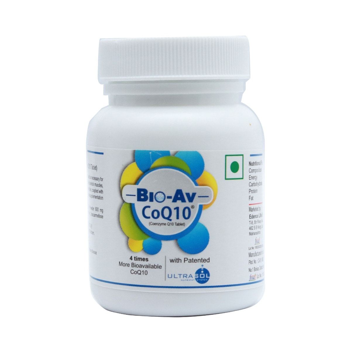 Bio-Av-Coq10 60mg Tablet 30s Price, Uses, Side Effects, Composition ...