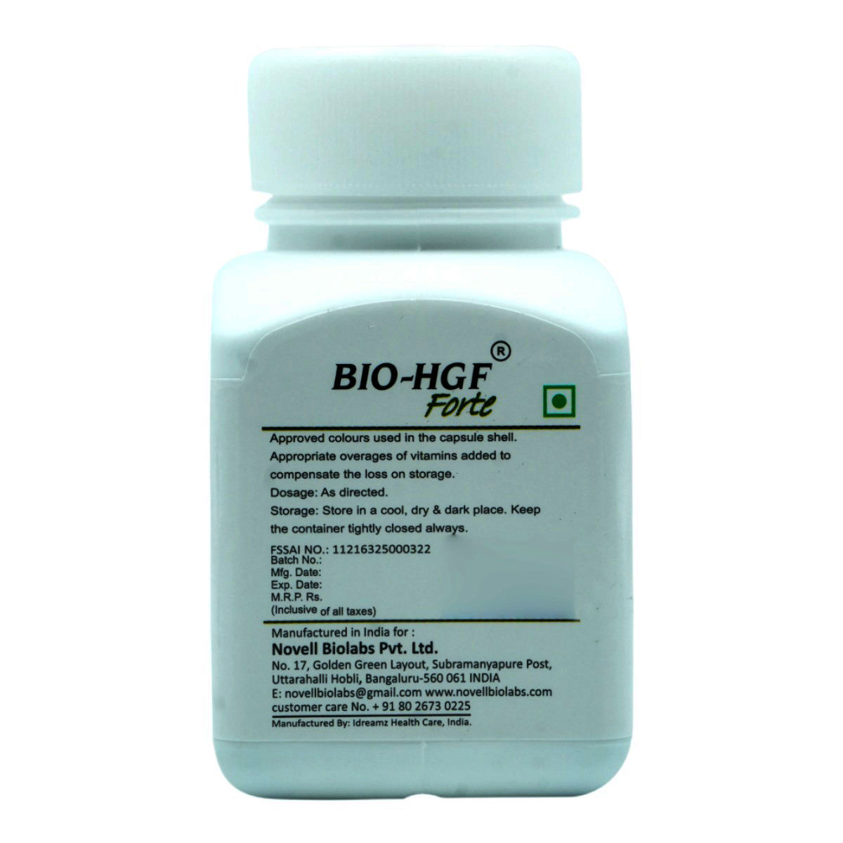 Bio-HGF Forte Capsule | Uses, Side Effects, Price | Apollo Pharmacy