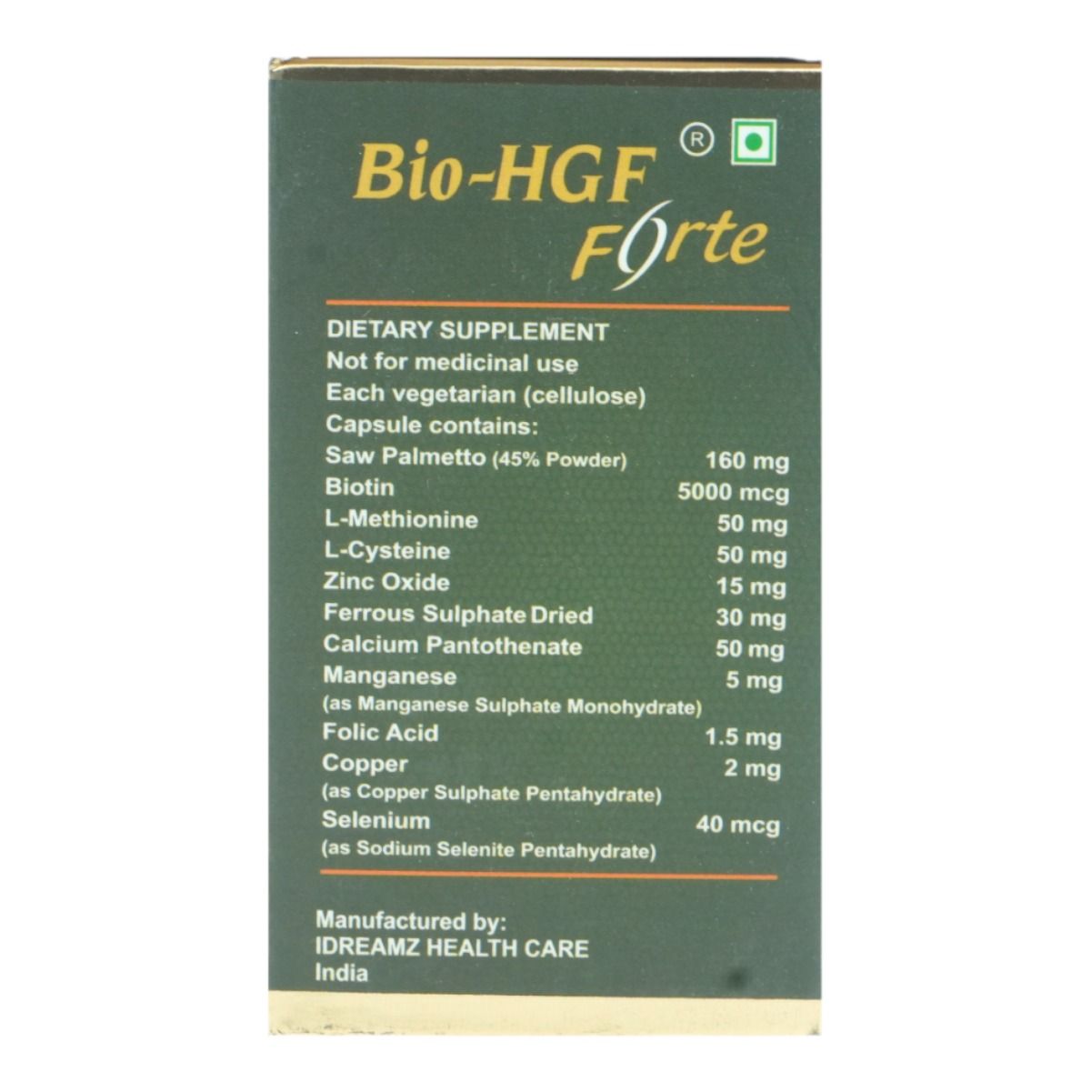 Bio-HGF Forte Capsule | Uses, Side Effects, Price | Apollo Pharmacy