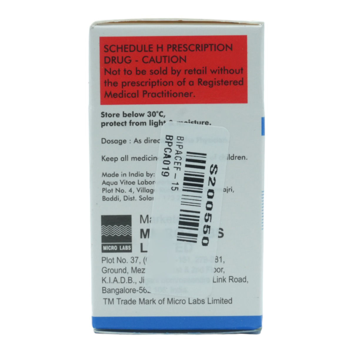 Bipacef-1500mg Injection 20ml Price, Uses, Side Effects, Composition ...