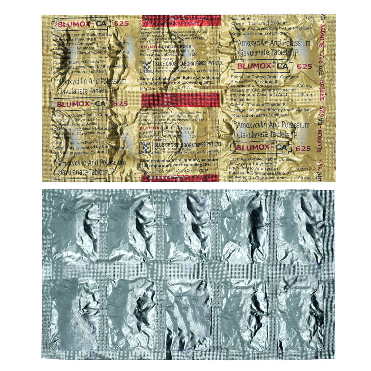 Blumox-CA 625 Tablet 10's Price, Uses, Side Effects, Composition ...