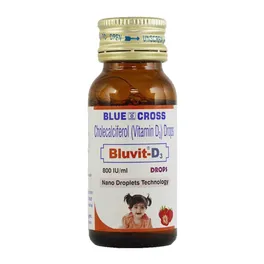 Bluvit D3 800IU Drop | Uses, Side Effects, Price | Apollo Pharmacy