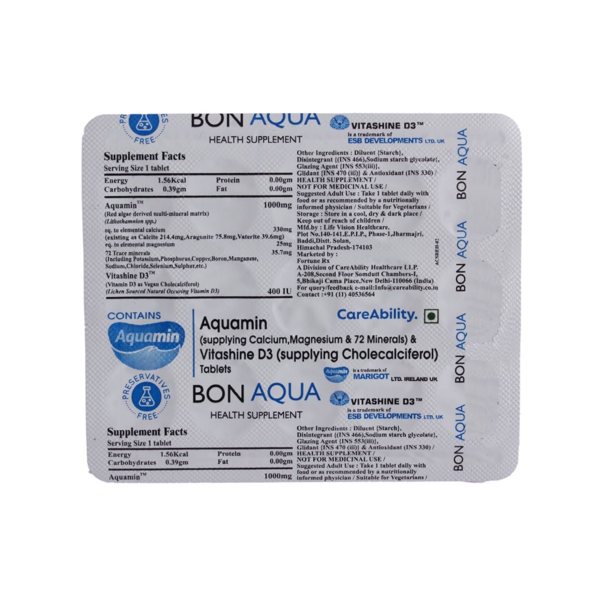 Bon Aqua Tablet 15's Price, Uses, Side Effects, Composition - Apollo ...