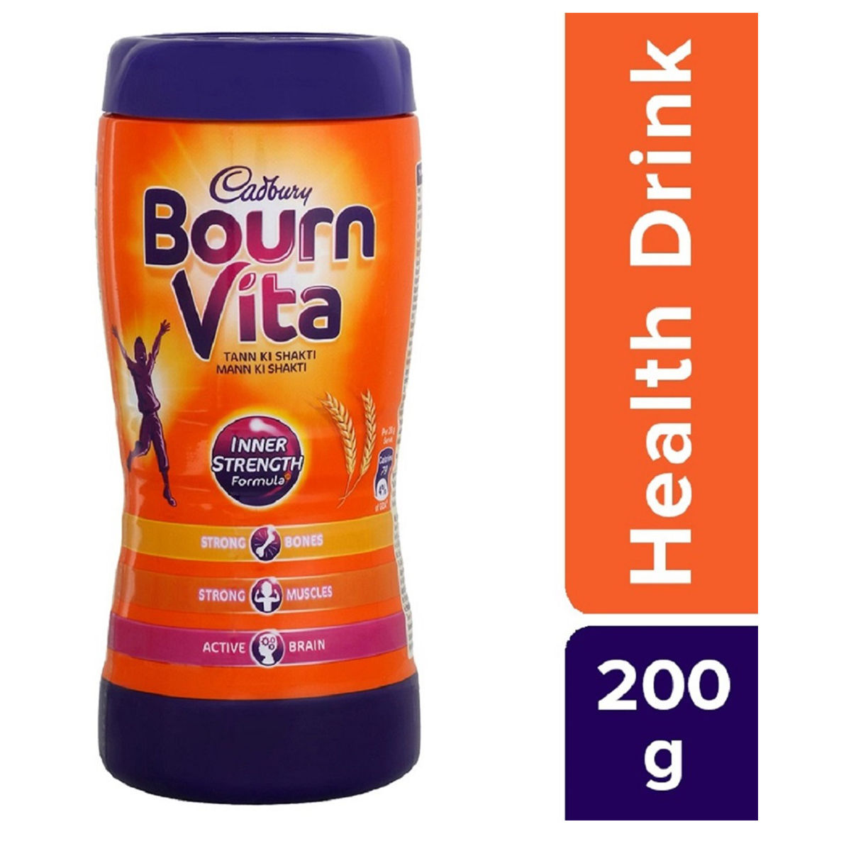 Cadbury Bournvita Health & Nutrition Drink Powder, 200 gm Jar Price ...