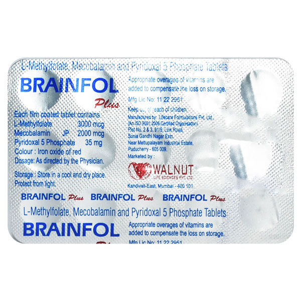 Brainfol Plus Tablet | Uses, Side Effects, Price | Apollo Pharmacy