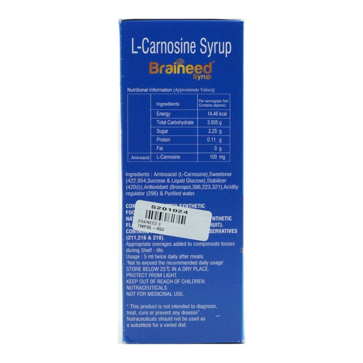 Braineed Syrup 200 ml Price, Uses, Side Effects, Composition - Apollo ...