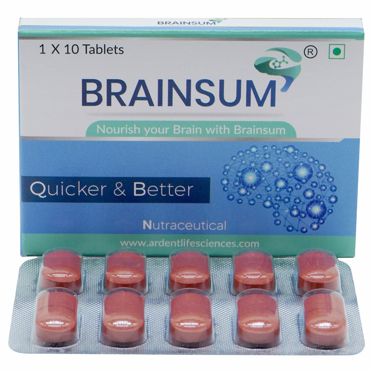 Buy Brainsum Tablet 10's | 19 Minutes Delivery | Apollo Pharmacy