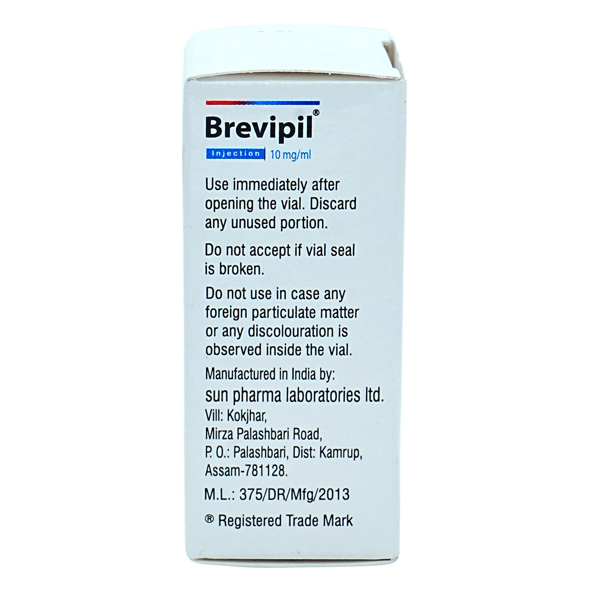 BREVIPIL 10MG INJECTION 5ML | Uses, Side Effects, Price | Apollo Pharmacy