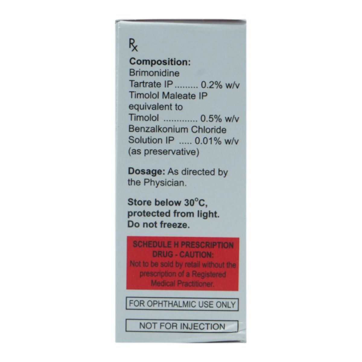 Brimopress T Eye Drop 5 ml Price, Uses, Side Effects, Composition ...