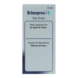 Brimopress T Eye Drop 5 ml | Uses, Side Effects, Price | Apollo Pharmacy