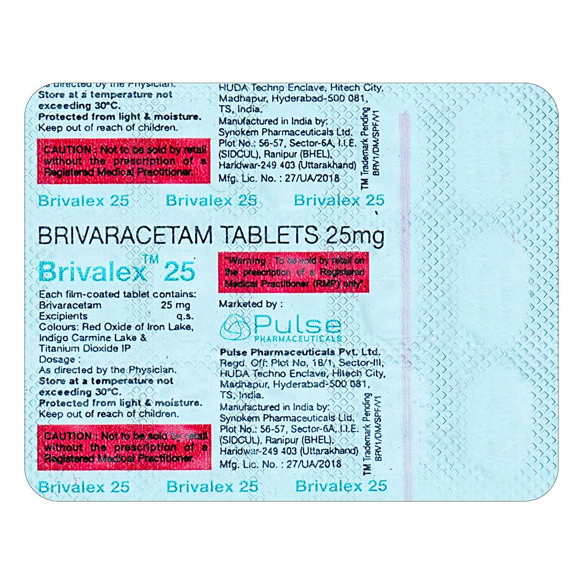 Brivalex 25 Tablet | Uses, Side Effects, Price | Apollo Pharmacy