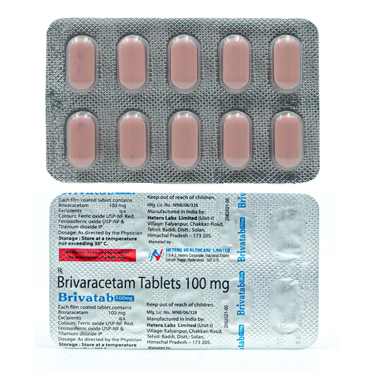 Brivatab 100 mg Tablet 10's Price, Uses, Side Effects, Composition ...