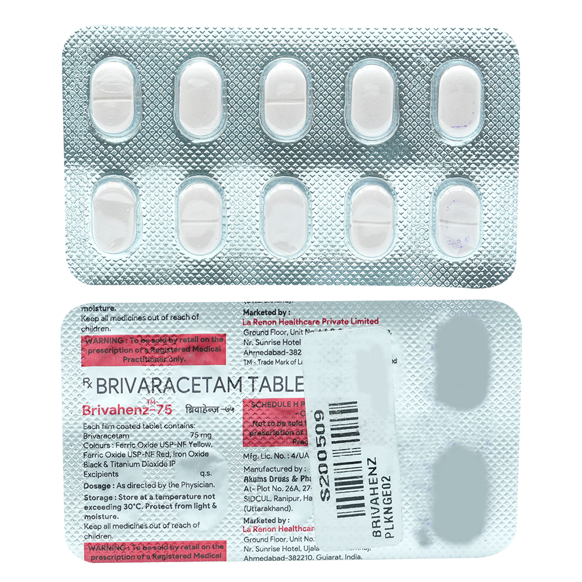 Brivahenz 75 Tablet | Uses, Side Effects, Price | Apollo Pharmacy