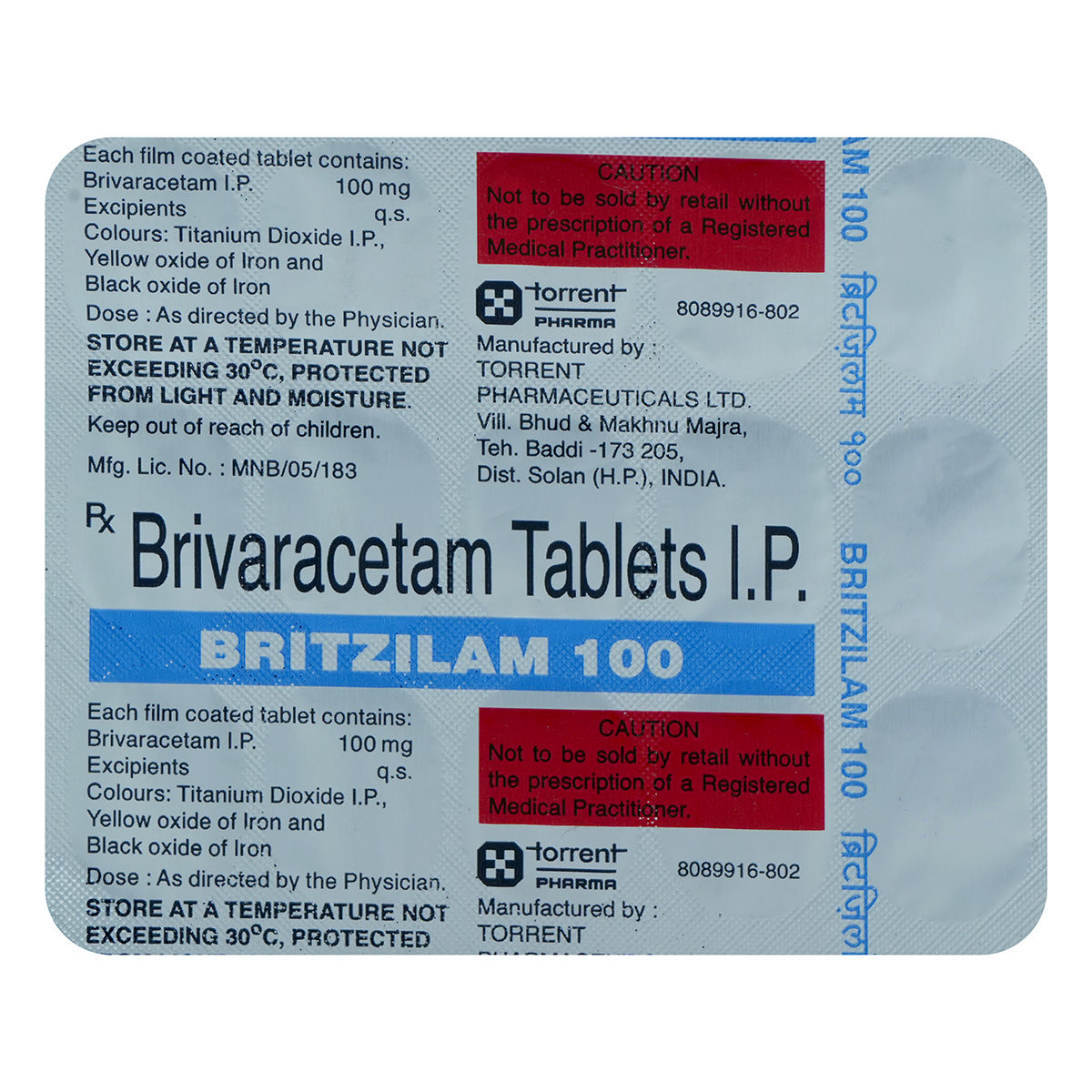 Britzilam 100 Tablet | Uses, Side Effects, Price | Apollo Pharmacy