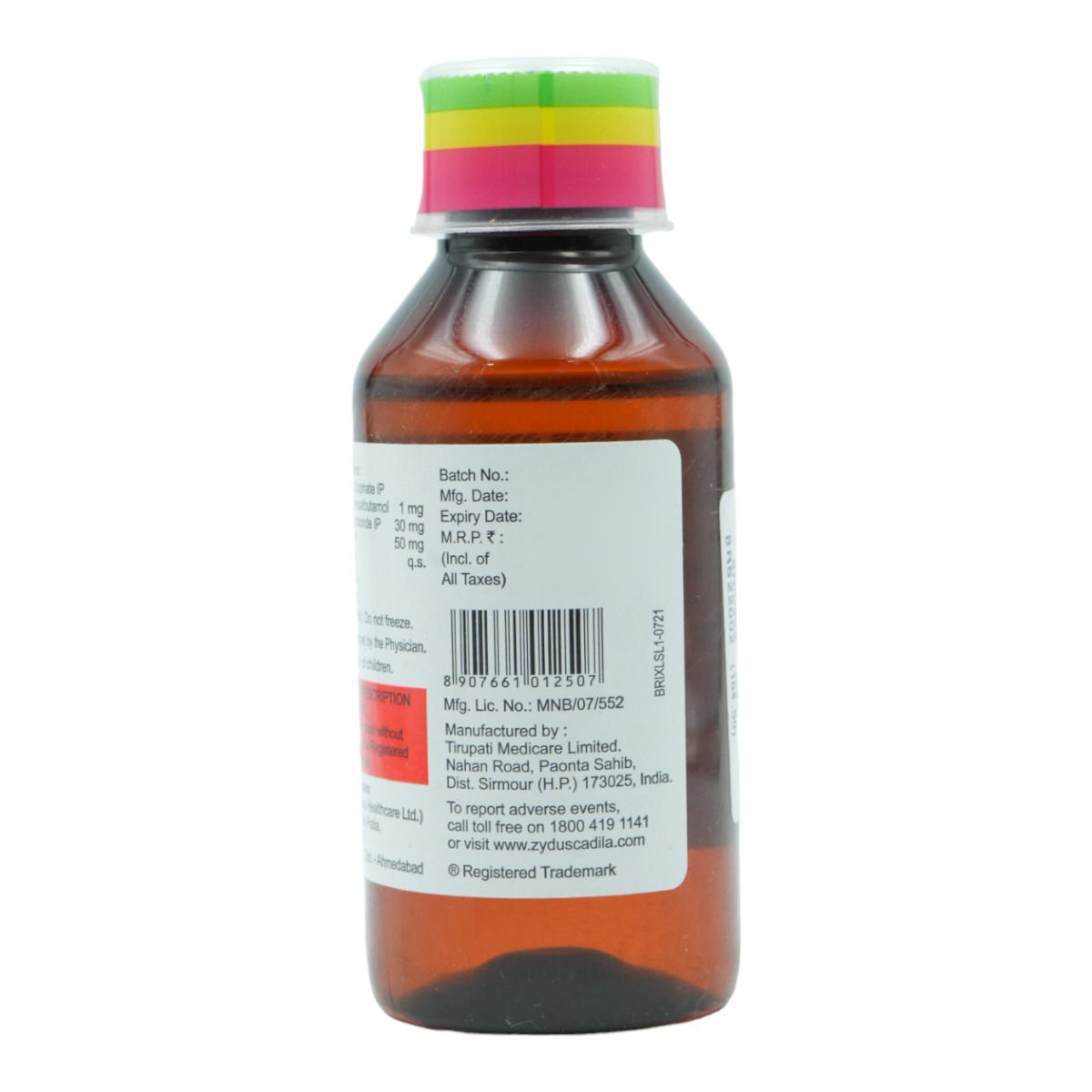Bricarex LS Plus Syrup 100 ml Price, Uses, Side Effects, Composition ...