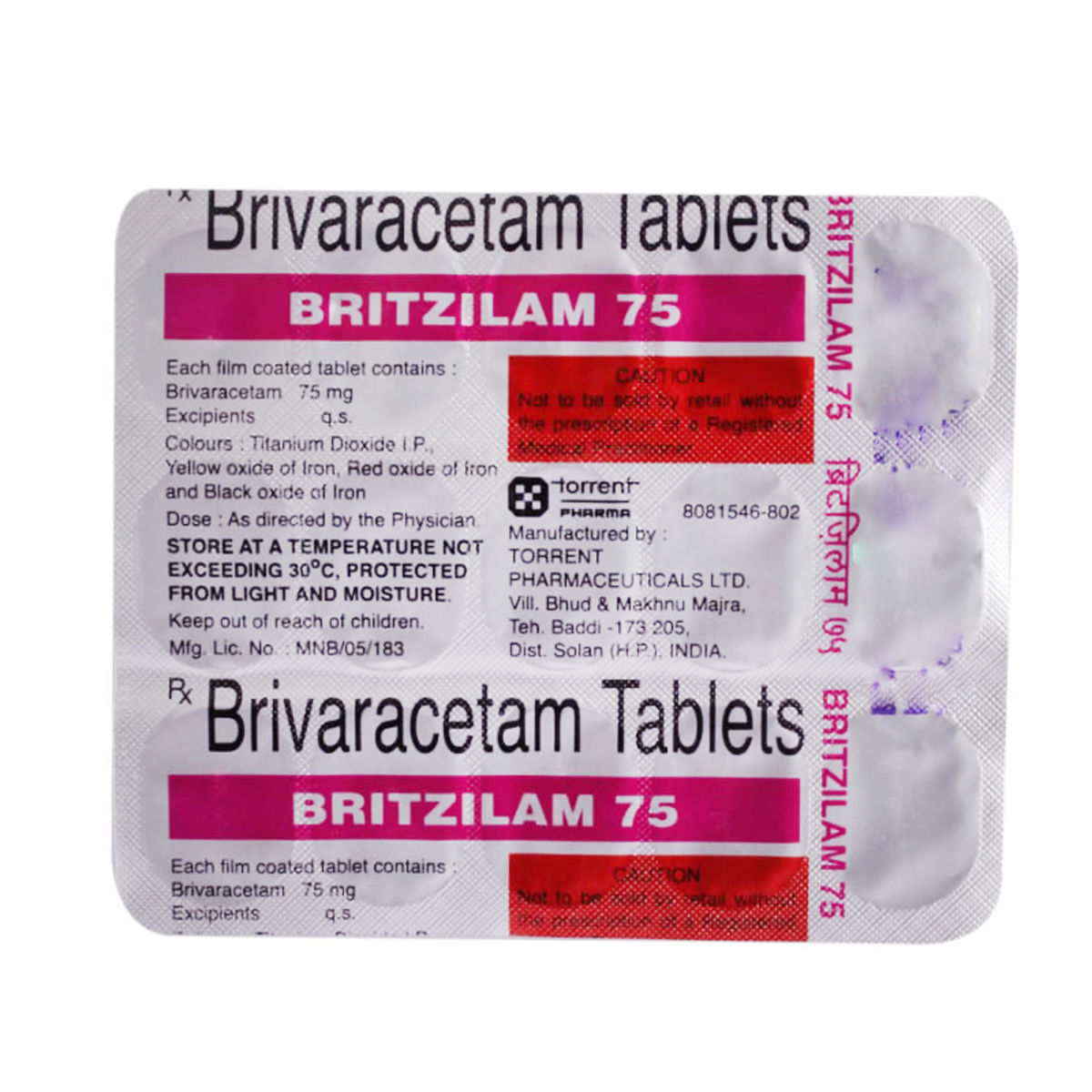 Britzilam 75 Tablet | Uses, Side Effects, Price | Apollo Pharmacy