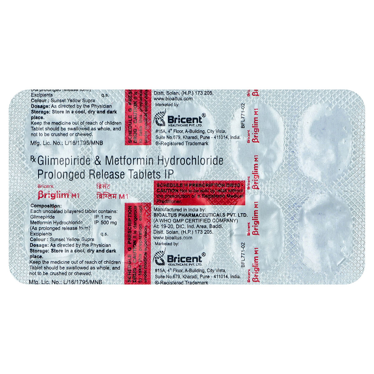 Briglim M1 Tablet | Uses, Side Effects, Price | Apollo Pharmacy