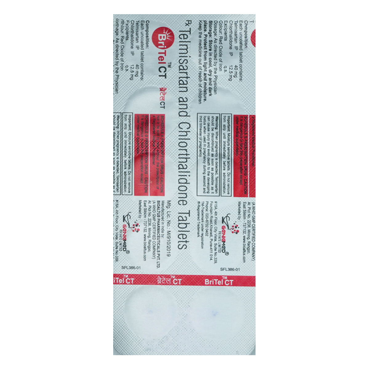Britel CT Tablet | Uses, Side Effects, Price | Apollo Pharmacy