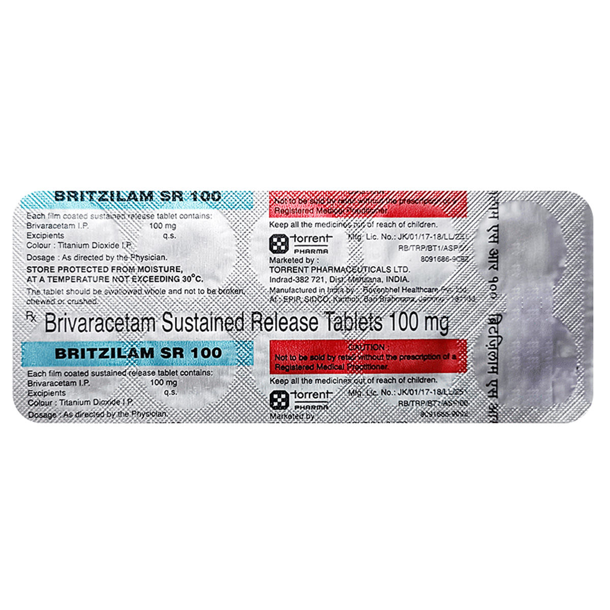 Britzilam SR 100 Tablet | Uses, Side Effects, Price | Apollo Pharmacy