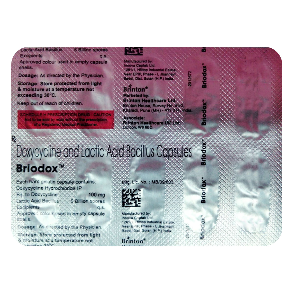 Briodox Capsule | Uses, Side Effects, Price | Apollo Pharmacy