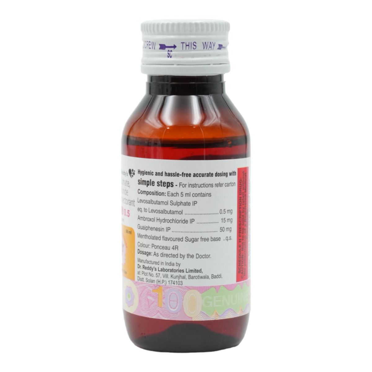 Bro-Zedex LS 0.5 Raspberry Flavour Expectorant 60 ml Price, Uses, Side ...
