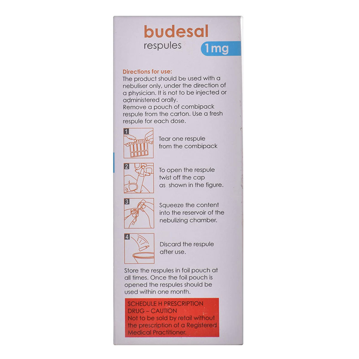 Budesal 1 mg Respules 5x2 ml | Uses, Side Effects, Price | Apollo Pharmacy