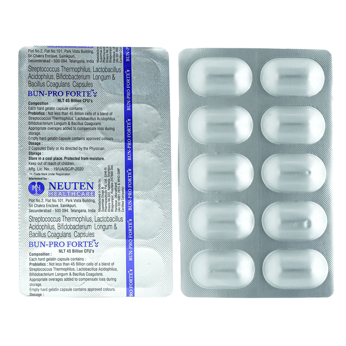 Bun Pro Forte NLT Capsule | Uses, Side Effects, Price | Apollo Pharmacy