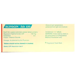 Bupron SR 150 Tablet | Uses, Side Effects, Price | Apollo Pharmacy