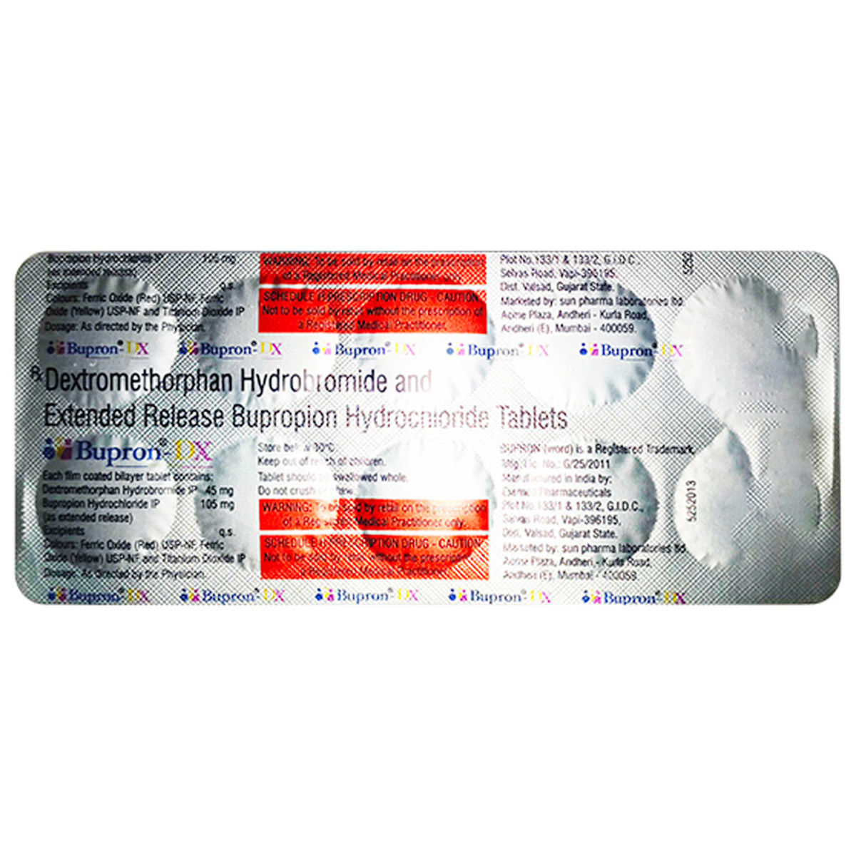 Bupron-DX Tablet 10's | Uses, Side Effects, Price | Apollo Pharmacy