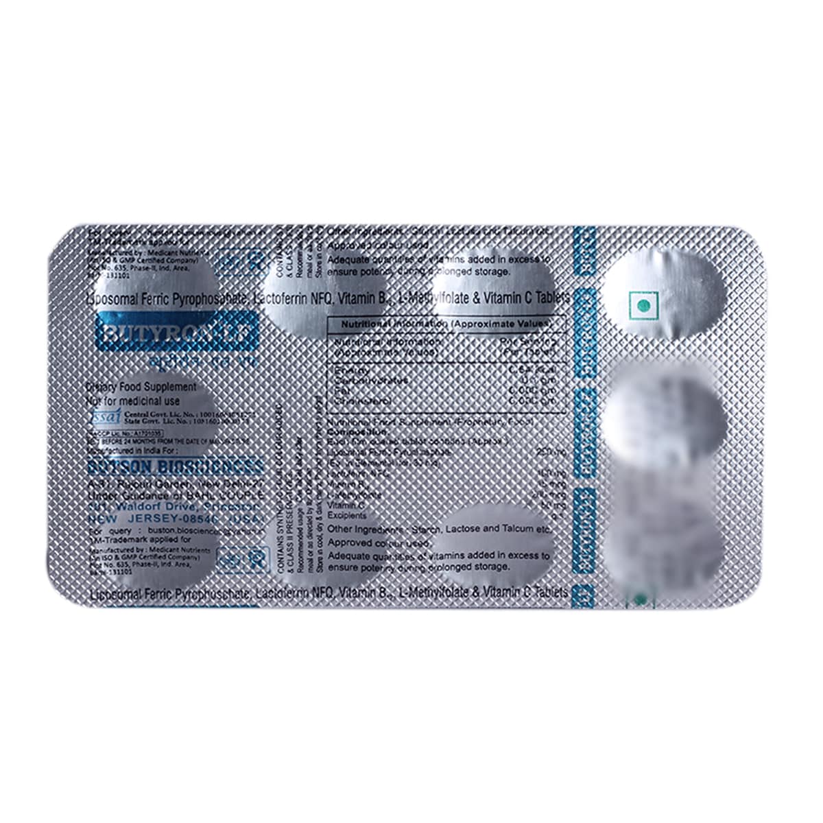 Butyron LF Tablet | Uses, Side Effects, Price | Apollo Pharmacy