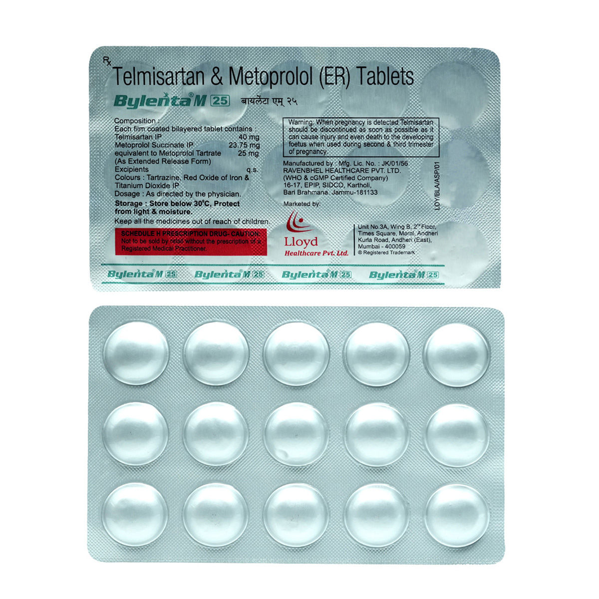 Bylenta M 25 Tablet | Uses, Side Effects, Price | Apollo Pharmacy